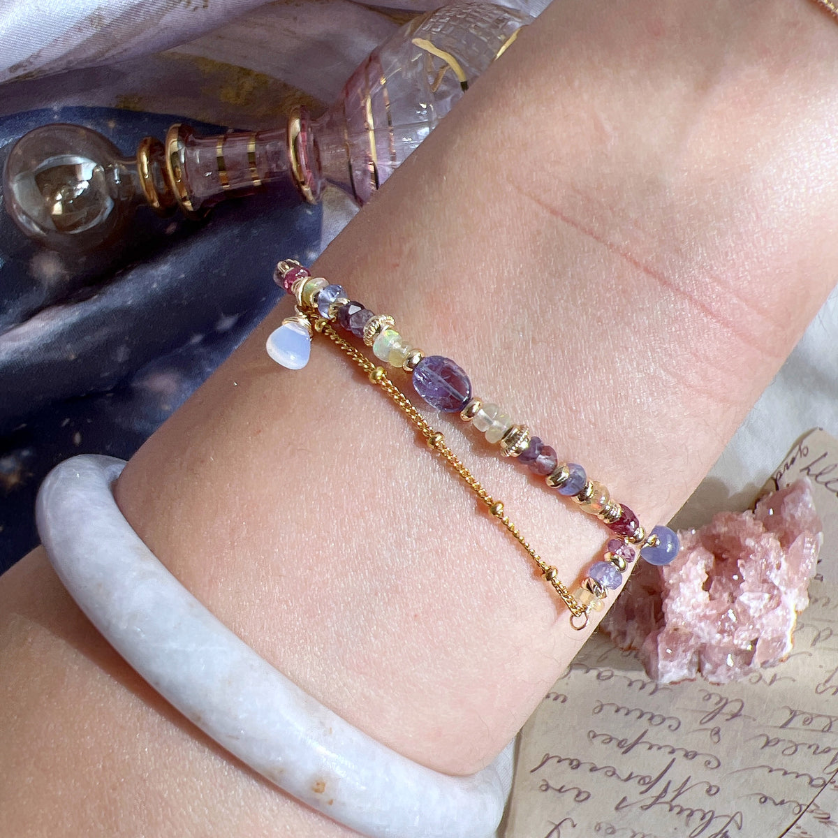 Bracelet: Growth + Self-worth + Clarity– M O O N A U R A